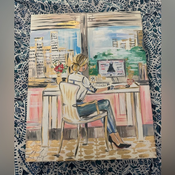 colleen karis | Art | Colleen Karis Design Ckd New York Girl Art | Poshmark